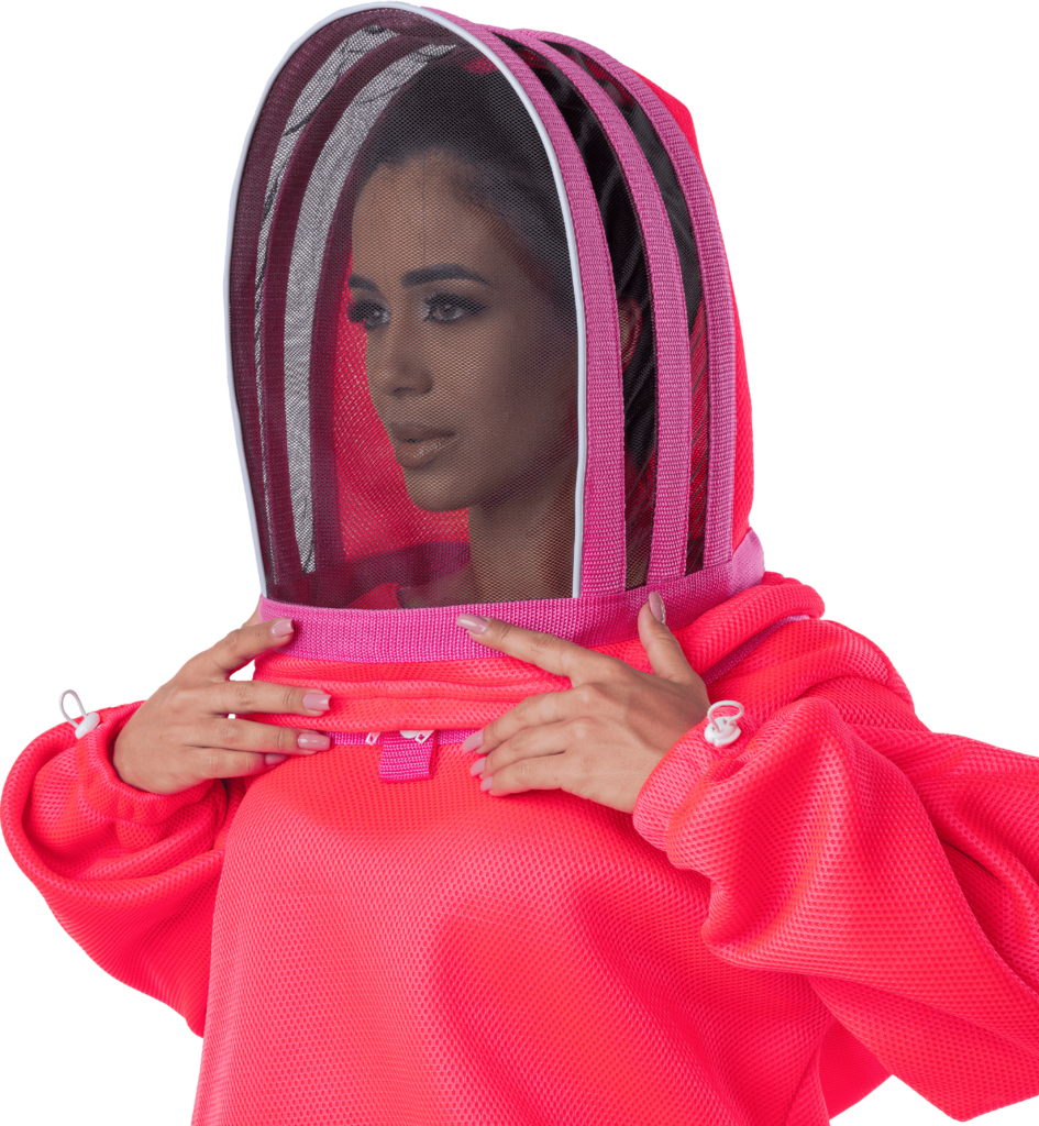 Jaleco e Capuz - Modelo Americano - Lino Apicultura